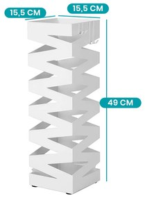 Stojan na deštníky se vzorem cik-cak