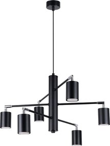 Sollux Lighting Lustr LEMMI 6 černý