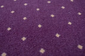 Kulatý koberec AKTUA Breny fialový