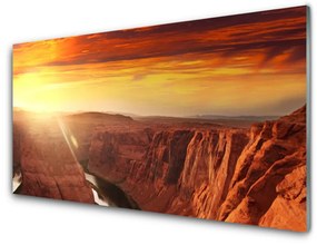 akrylový obraz Velký Kaňon Krajina 125x50 cm