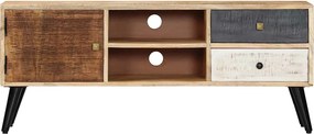 TV stolek 115 x 30 x 47 cm masivní mangovníkové dřevo 282878