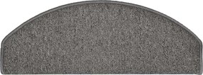 Schodové rohože 30 ks 65 x 24 x 4 cm tmavě šedé, půlkulaté, velké 3365761