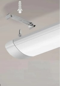 ECOLIGHT LED dílenské svítidlo 150cm - 230V - 50W - IP20 - neutrální bílá