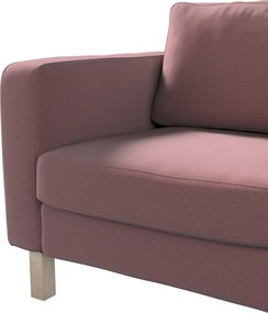 Potah na křeslo IKEA Karlstad, krátký barva fialová látka sametová