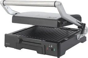 ECG KG 300 Deluxe stříbrná / elektrický gril / 2000 W / grilovací ploc