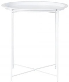 Odkládací stolek BASTIA HOUSE NORDIC ø46,8 cm, kov bílý House Nordic 2101360
