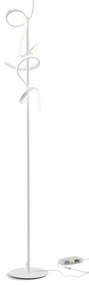 Redo 01-2107 stojací LED stmívatelná lampa Godart matně bílá, 20,5W, 3000K, 150cm