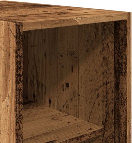 Šatní skříň old wood 30 x 50 x 200 cm kompozitní dřevo 3307781