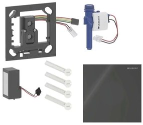 Geberit - Elektronické ovládání splachování pisoárů typ 40, síťové napájení, Bluetooth, sklo/černá 116.024.SJ.1