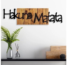 Asir Nástěnná dekorace 30x108 cm dřevo/kov 899SKL2202