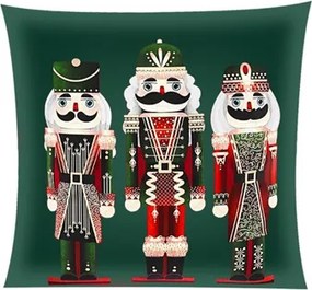 Vánoční dekorativní povlak na polštář 40x40cm Ruhhy 24729, zelený