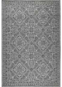 Vopi | Kusový koberec Flat 21193-ivory/silver/taupe - Ovál 120 x 170 cm