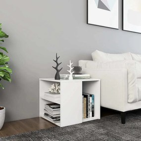 vidaXL Odkládací stolek 50 x 50 x 45 cm kompozitní dřevo [806384] Barva: Bílá