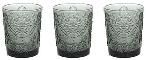 Totti Vellori Set designových sklenic Savoia shade, 6 kusů, šedá ,  320 ml