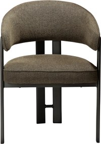 Khaki jídelní křeslo s područkami Duct – DAN-FORM Denmark