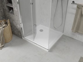Mexen Lima sprchový kout 100x100cm, 6mm sklo, chromový profil - čiré sklo + Slim sprchová vanička - 856-100-100-00-00-4010