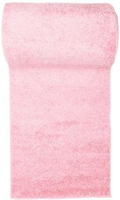 Běhoun Shaggy DELHI 7388A PINK Jednobarevný růžový Šíře: 120 cm