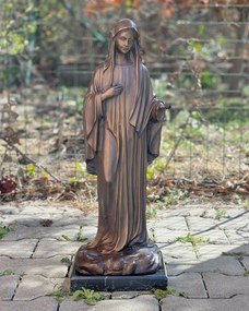 Bronzová soška socha - Madonna