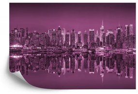 Fototapeta New York Reflections In Pink Hladký vinyl 180x120