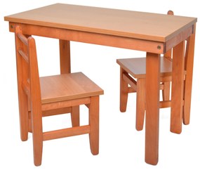 Dřevěný stůl pro dvě děti III.