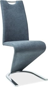 Nábytkáři ORFA H-090 jídelní židle látka tmavě šedá Grafit /chrom  (H090GR) kolekce (S) (K150-E)