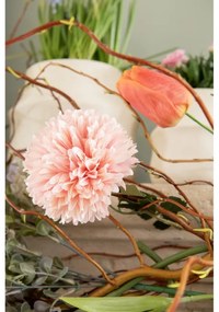 Umělá květina světle růžová chryzantéma – 54 cm