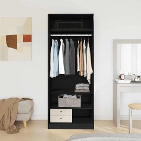 Šatní skříň Artisanový dub 80 x 50 x 200 cm Kompozitní dřevo 3378502