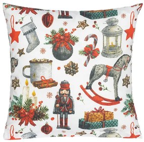 Bellatex Povláček bavlněný vánoce 40x40 cm Louskáček