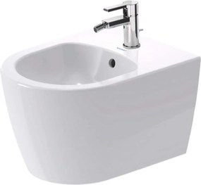 Duravit ME by Starck - Závěsný bidet, s přepadem, otvor pro baterii, DuraShield, matná bílá 229015AC00