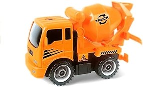 LEAN Toys Sada vozidel na šroubování – betonová míchačka a sklápěč