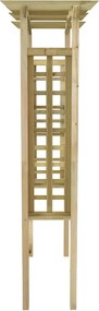 Trelážový oblouk 110x60x210 cm impregnovaná masivní borovice 318560