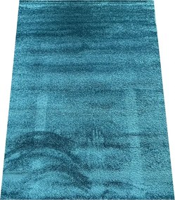 BE Koberec Mosso 8251 TURQUOISE - Tyrkysový obdélníkový Rozměr: 50x80 cm