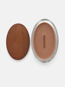 Sinsay - Vonná svíčka s dřevěným knotem Cinnamon - béžová