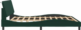 Rám postele bez matrace Hanko tmavě zelená 180 x 200 cm samet 3207864