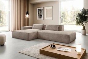 XXXLutz ROHOVÁ SEDAČKA, plast, textil, kompozitní dřevo, šedohnědá MID.YOU - Sedací soupravy - 000694009635