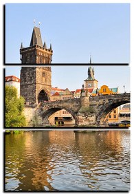 Obraz na plátně - Karlův most v Praze - obdélník 7259B (105x70 cm)