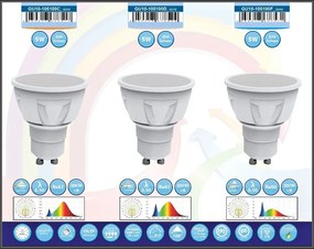 LED zdroj Skylighting 5W GU10 3000K-4200K