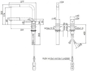 Franke FN 7483.031 Dřezová baterie pod okno, zasouvací, Chrom 115.0263.158