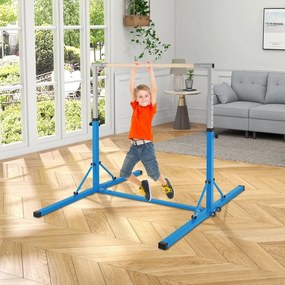 Costway Skládací gymnastická tyč pro děti Vybavení domácí posilovny bez vibrací