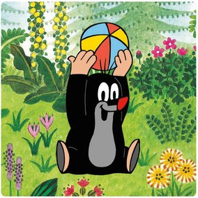 DINO Baby puzzle Krtek na louce (Krteček) 18x18cm 3v1 skládačka 12 dílků dn325104