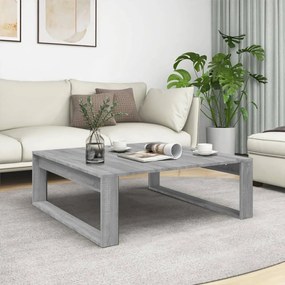 Konferenční stolek šedý sonoma 100x100x35 cm kompozitní dřevo - Default Title