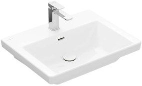 Villeroy & Boch Subway 3.0 - Umyvadlo nábytkové 60x47 cm, s přepadem, otvor pro baterii, CeramicPlus, alpská bílá 4A706GR1