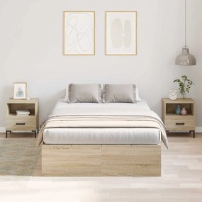 Rám postele s úložným prostorem Sonoma dub 120 x 200 cm 3335367