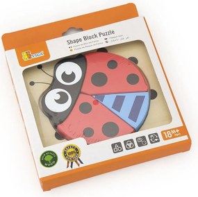 Dřevěné puzzle pro nejmenší Viga Beruška