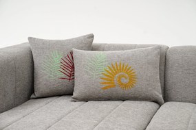Hanah Home Rohová pohovka BEYZA levá světle šedá