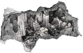 Wallmuralia Nálepka fototapeta 3D výhled New York z ptačího pohledu 95x73 cm
