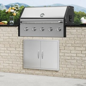 BBQ přístupová dvířka, 787 × 609 mm dvojitá venkovní kuchyňská dvířka – BH-016