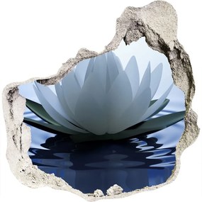 Wallmuralia Samolepící nálepka fototapeta Vodní lilie 75x75 cm