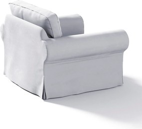 Potah na křeslo IKEA Ektorp barva šedá látka lesklé, sametová