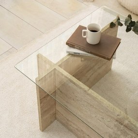 Konferenční stolek New Escape Travertine